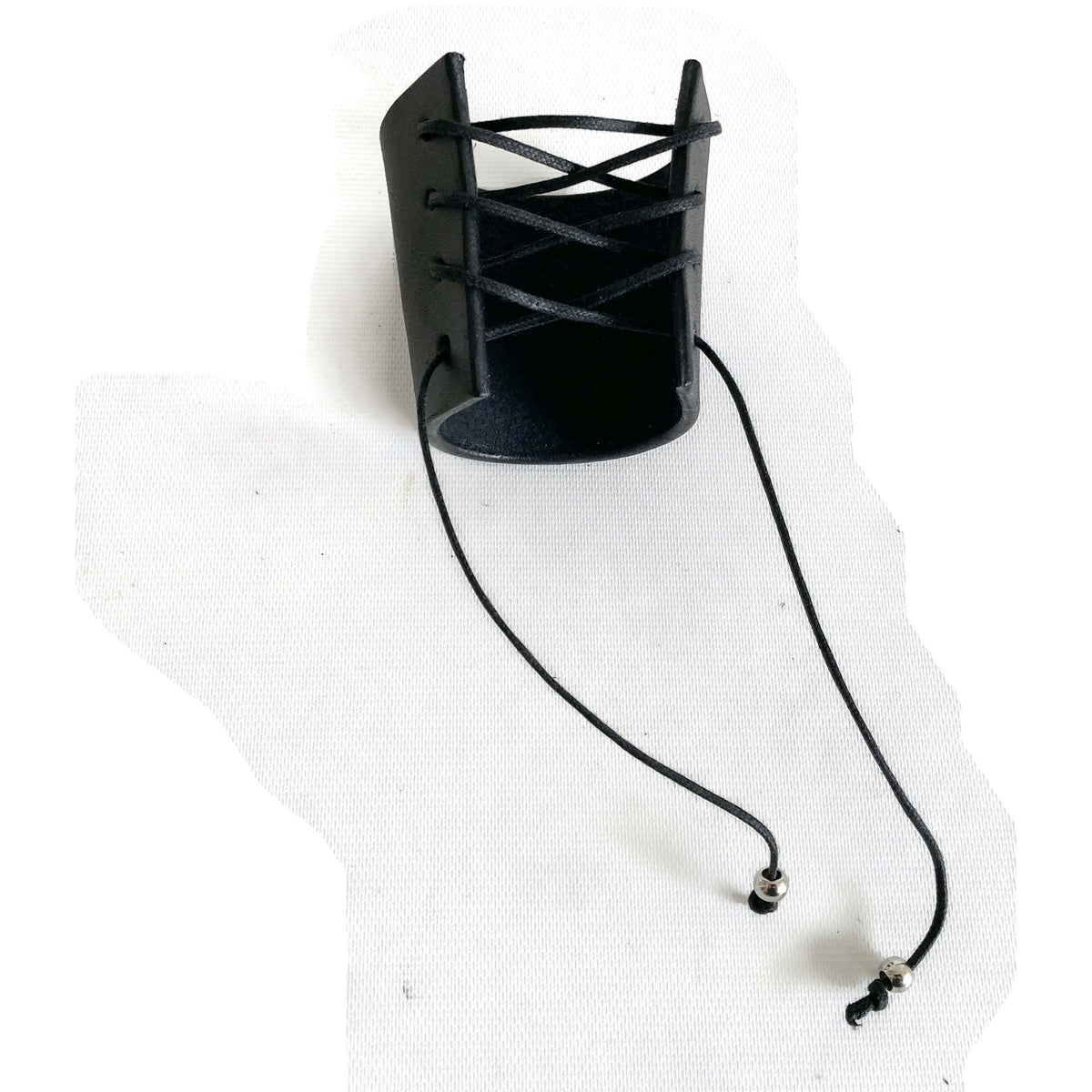 Laced Medieval Wide Leather Cuff – KarenGunna